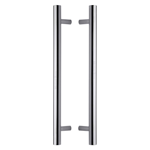 Heritage Brass Back to Back Door Pull Handle Bar Design 457mm Polished ...