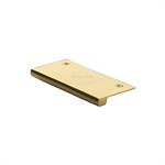 Heritage Brass EPT Edge Pull Cabinet Handle 50mm Polished Brass finish