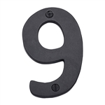 Rustic Dark Bronze Numeral 9 Face Fix 76mm (3")