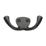 Rustic Dark Bronze Double Hook