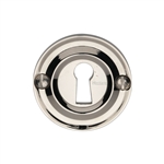 Heritage Brass Open Keyhole Round - V1016 - Polished Nickel Finish