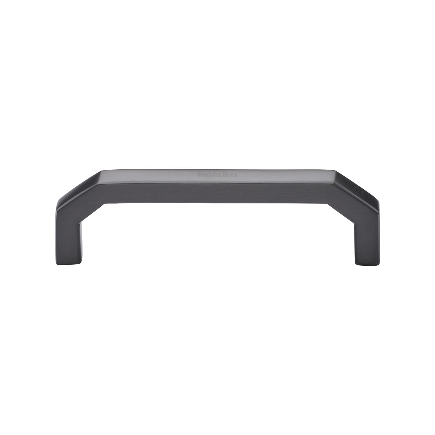 Hex Angular Cabinet Pull Handle in 101 mm - Matt Bronze