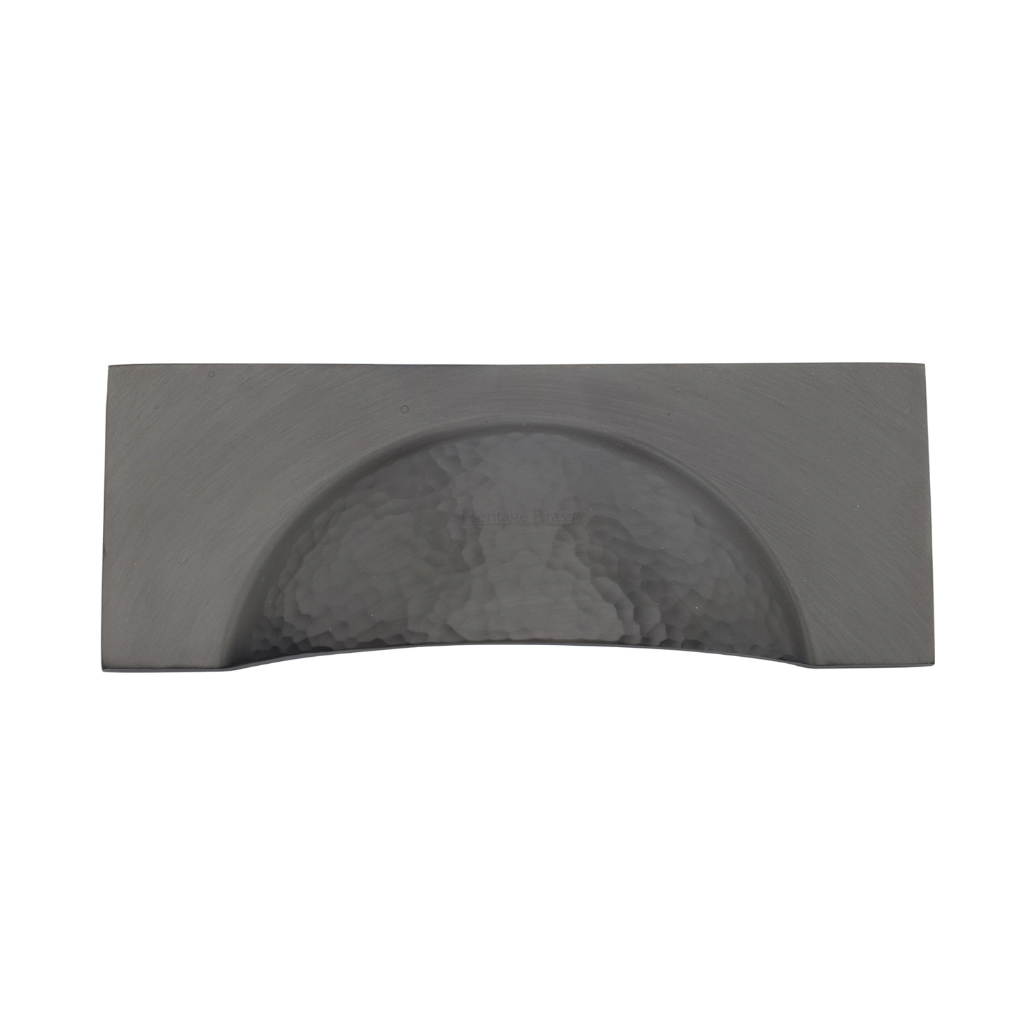 Heritage Brass Drawer Cup Pull Hampshire Hammered Design 57mm CTC Matt ...