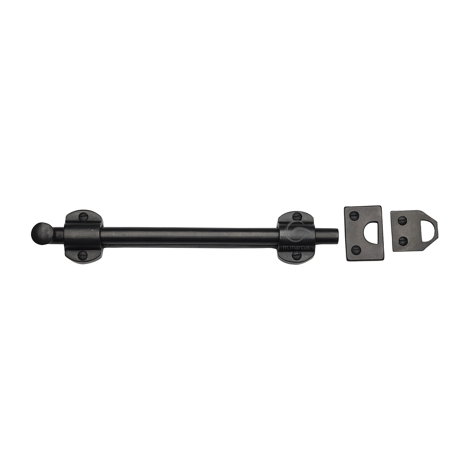 Rustic Bronze Slide Bolt in 203 mm - Rustic Dark Bronze