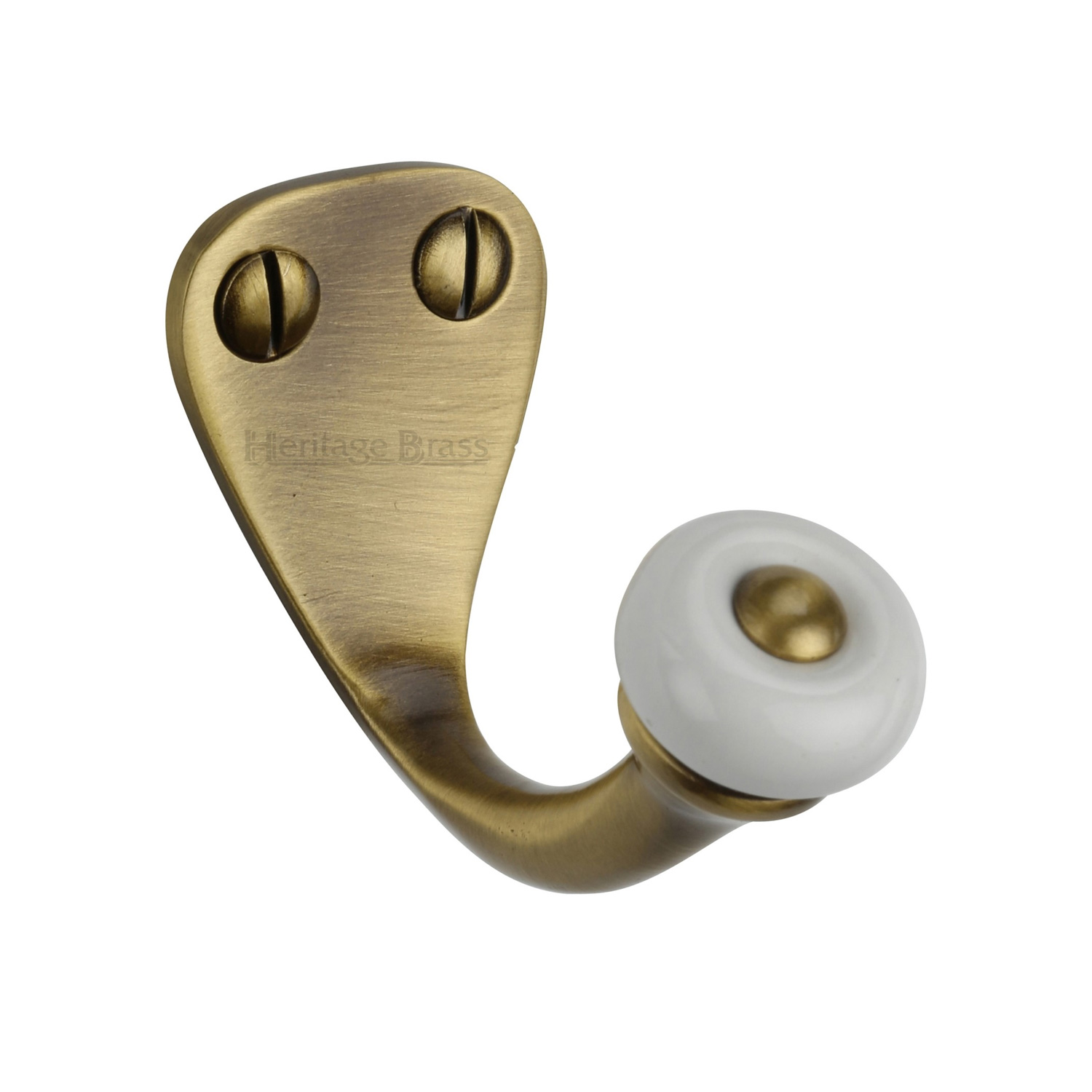 Door Accessories - Hooks - Single Robe Hook - Heritage Brass Single ...