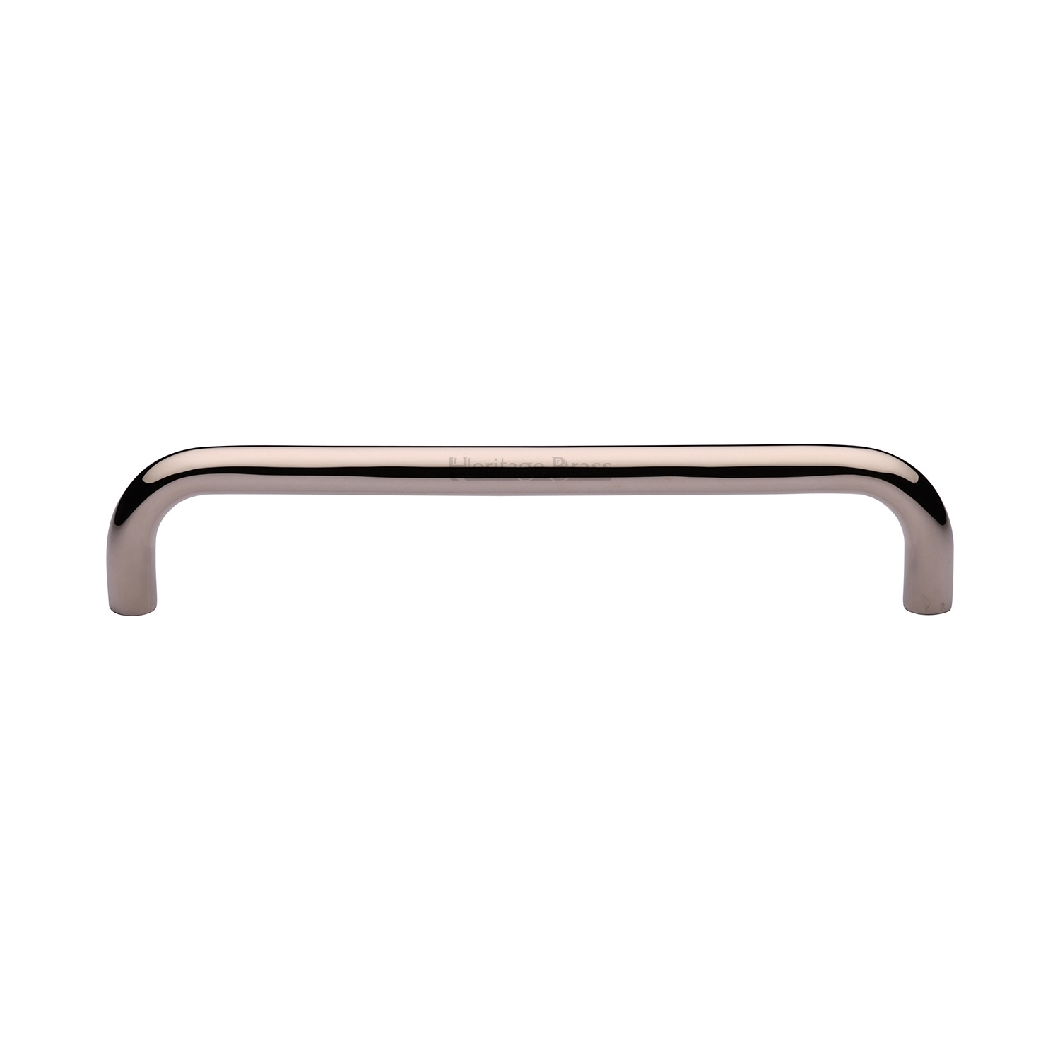 Heritage Brass Door Pull Handle Tubular Design 300mm Polished Nickel finish