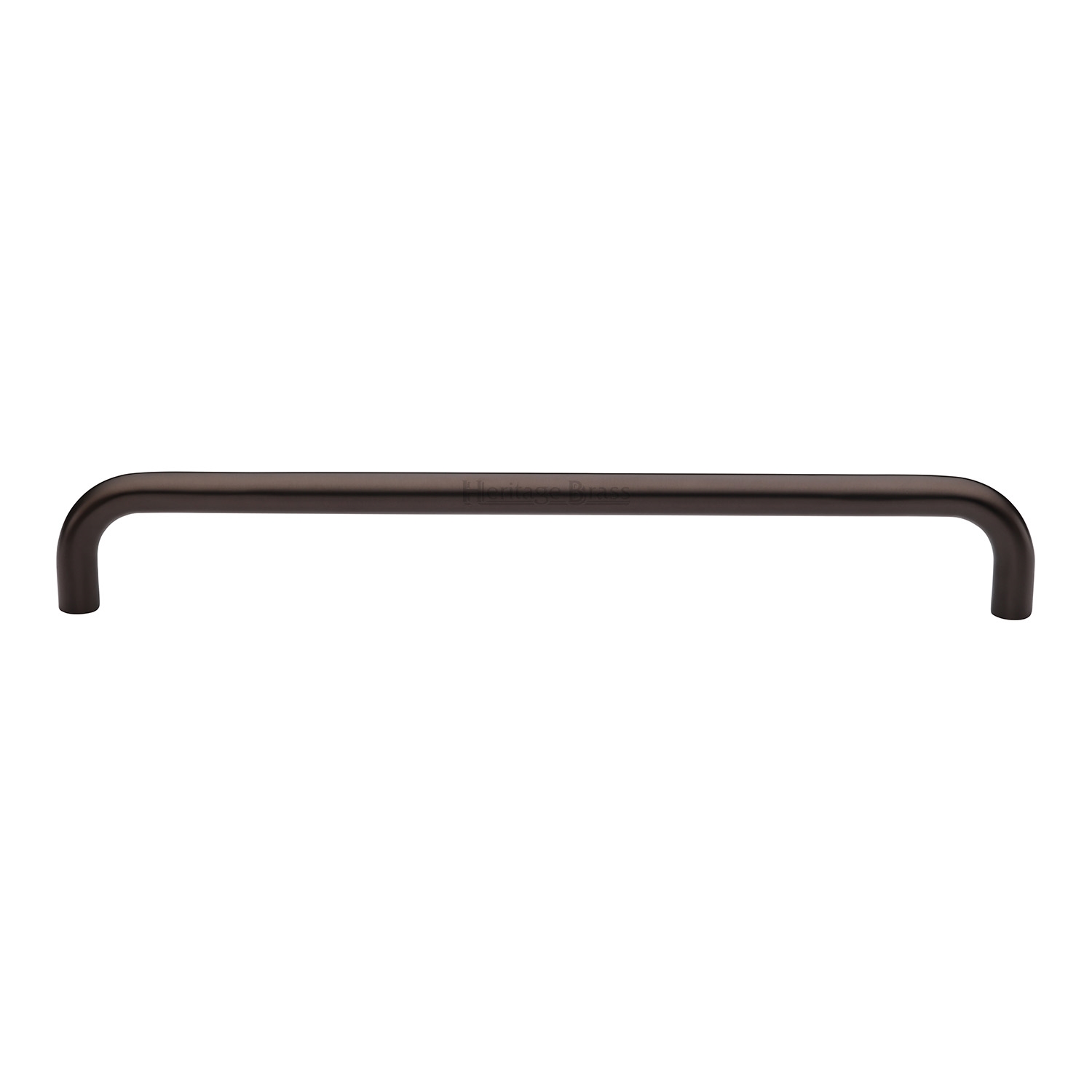 Heritage Brass Door Pull Handle Tubular Design in 425 mm - Matt Bronze