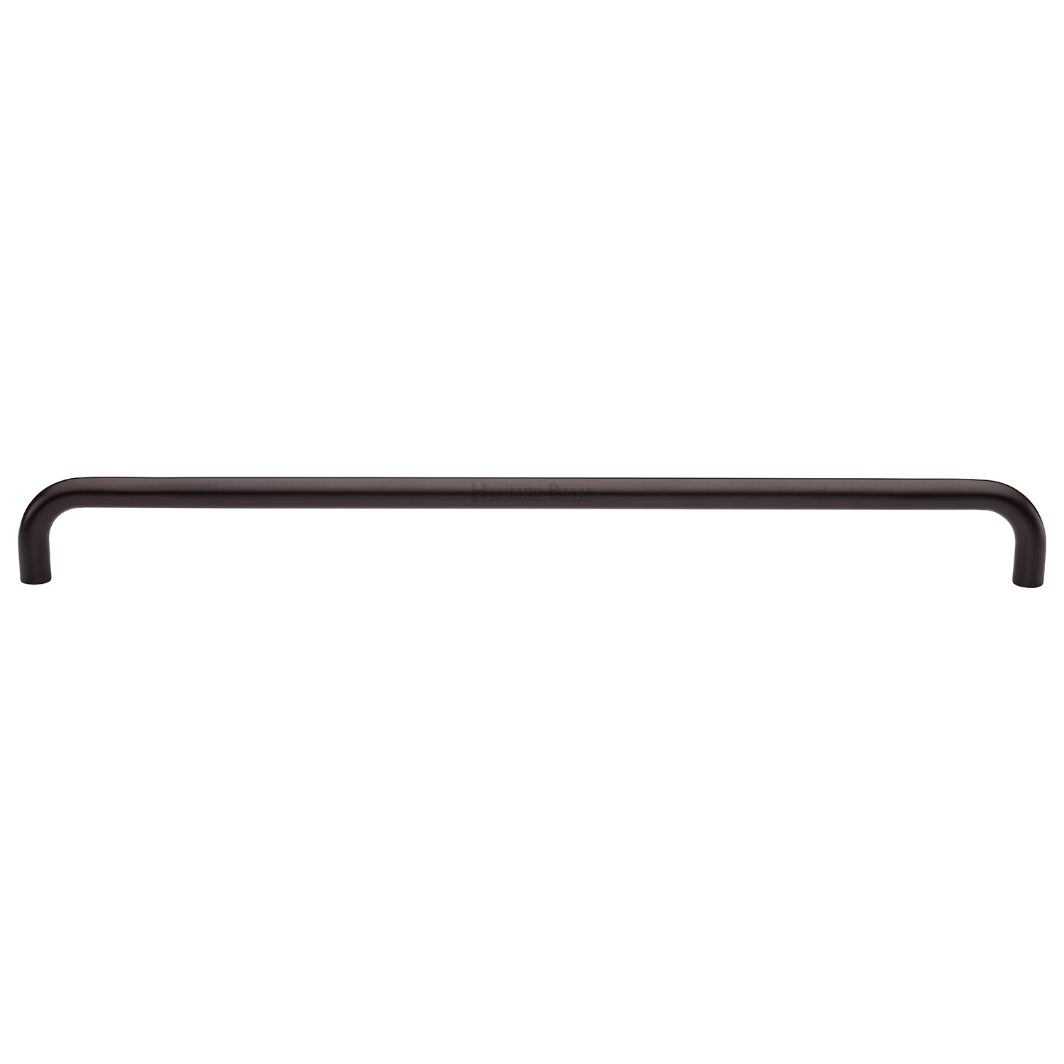 Heritage Brass Door Pull Handle Tubular Design in 600 mm - Matt Bronze