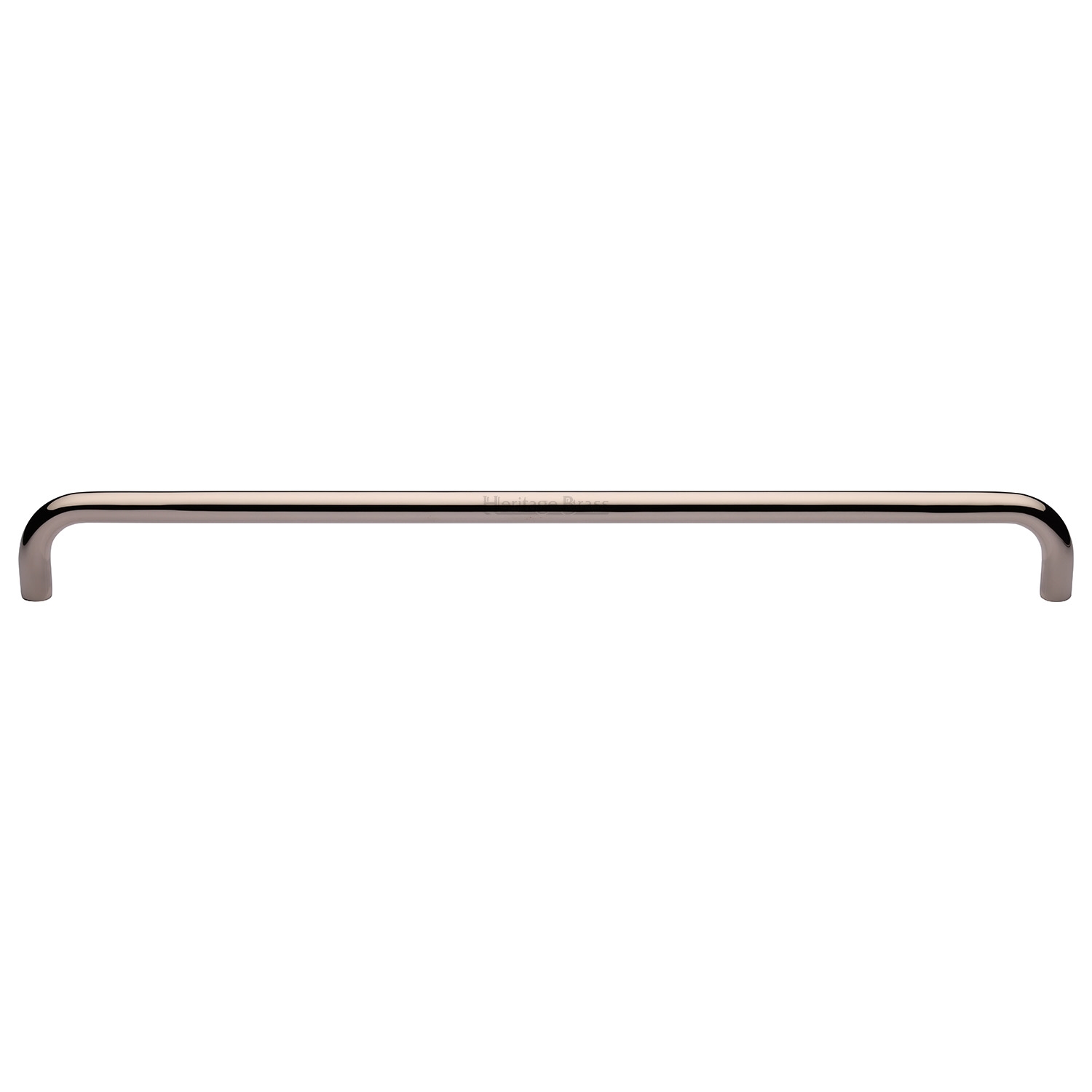 Tubular Door Pull Handle in 600 mm - Polished Nickel Finish