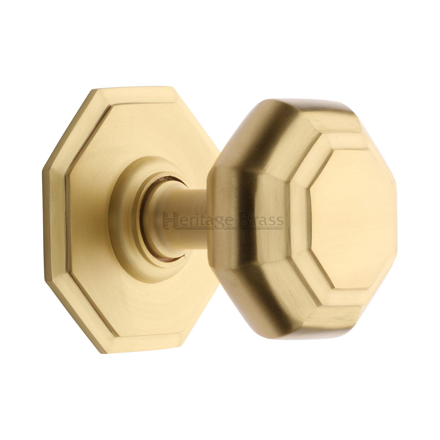 External Hardware - Door Knobs - Octagon - Heritage Brass Octagon ...